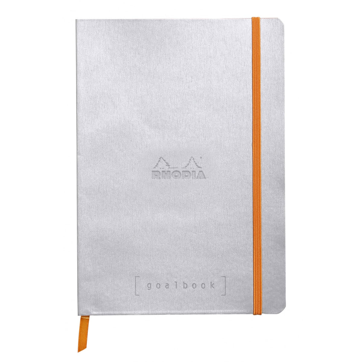 Rhodia Goalbook A5 Dot Grid Notebook in Silver - 5.75 x 8.25 - Goldspot ...
