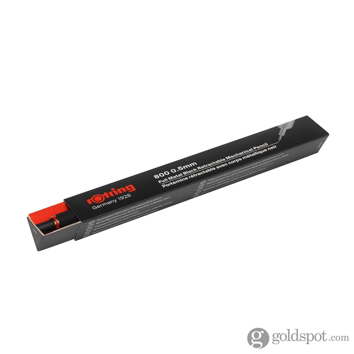 Rotring 800 Series Mechanical Pencil in Black - 0.5mm - Goldspot Pens