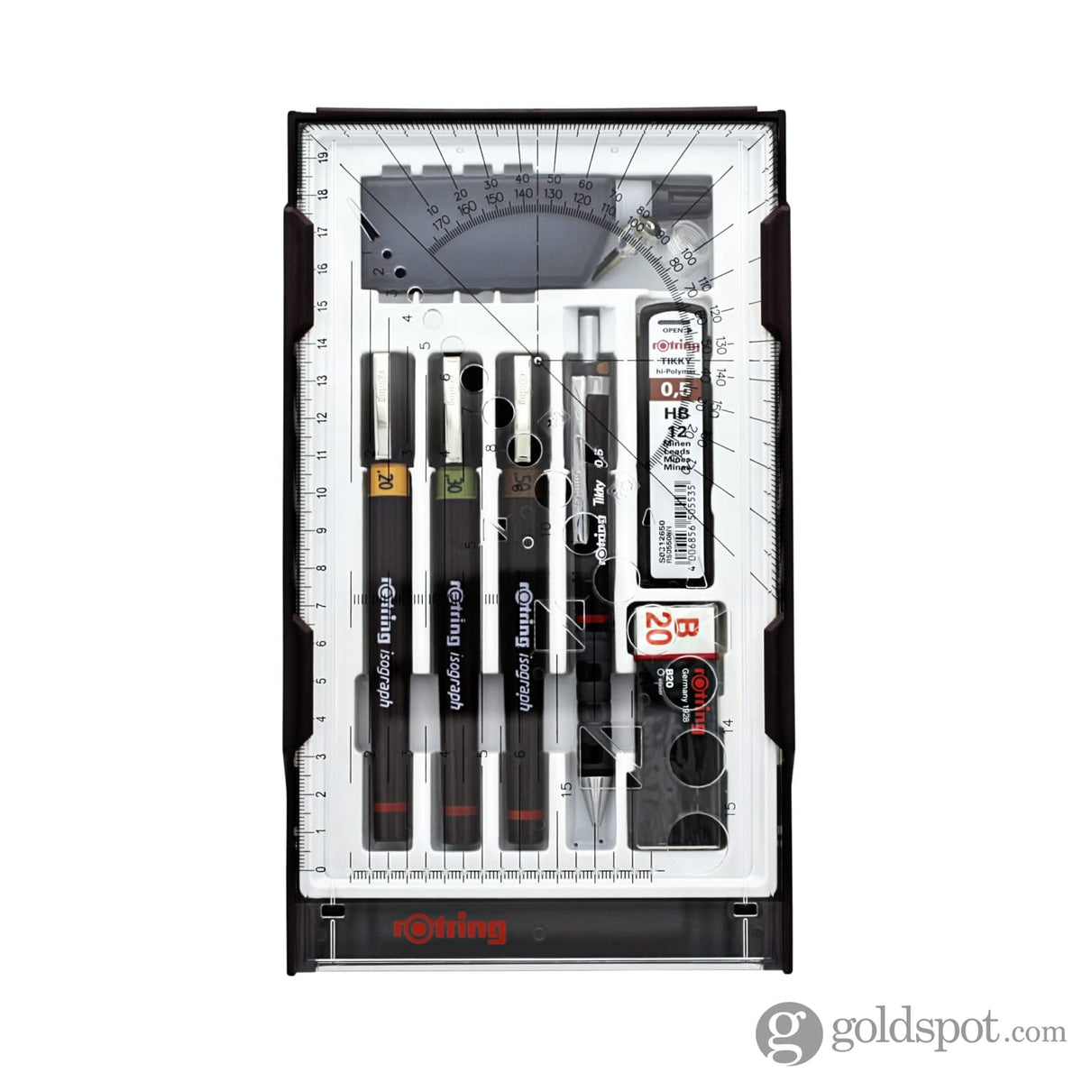 Rotring Isograph College Technical Drawing Pen - Set of 3 - Goldspot Pens