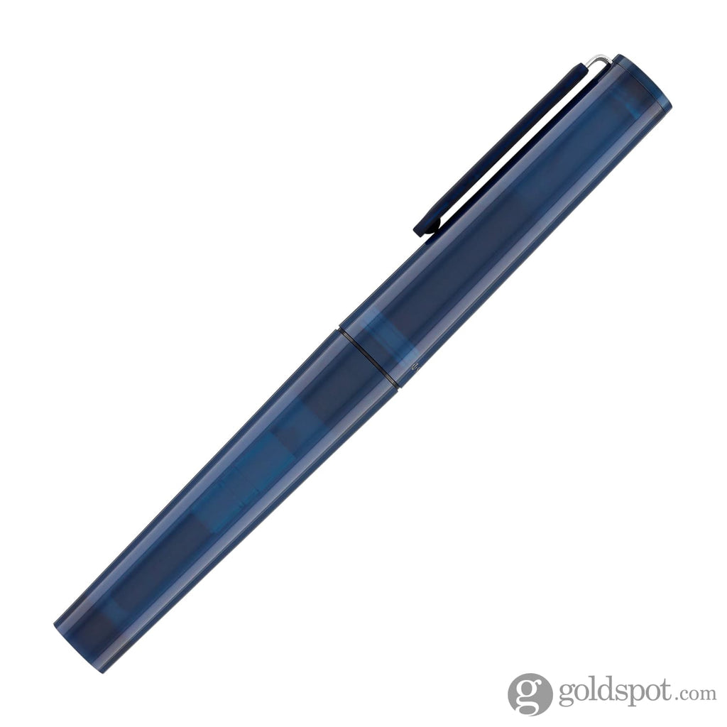 Sailor Compass Tuzu Fountain Pen in Translucent Navy - Goldspot Pens