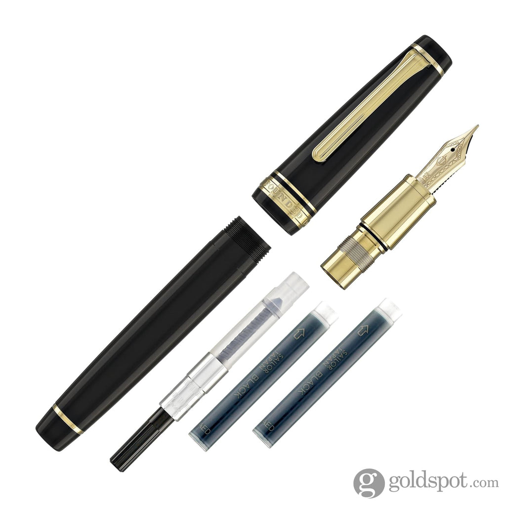 Sailor Pro Gear Regular Fountain Pen in Roppongi Gold - 21kt Gold ...