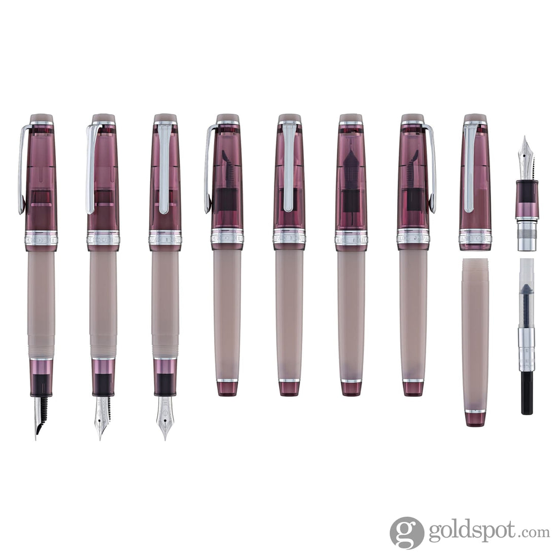 Sailor Pro Gear Slim Fountain Pen in Manyo #3 Series Red Bean - 14K Go ...