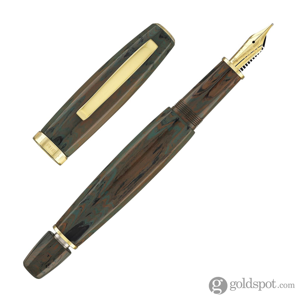 Scribo Feel Fountain Pen in Monte Cornero Ebonite - Goldspot Pens