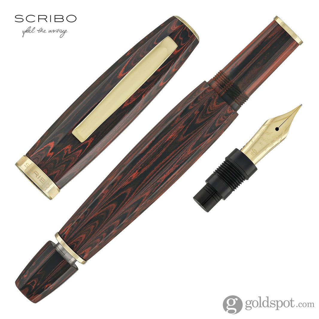 Scribo Feel Fountain Pen in Palissandro Ebonite Limited Edition ...