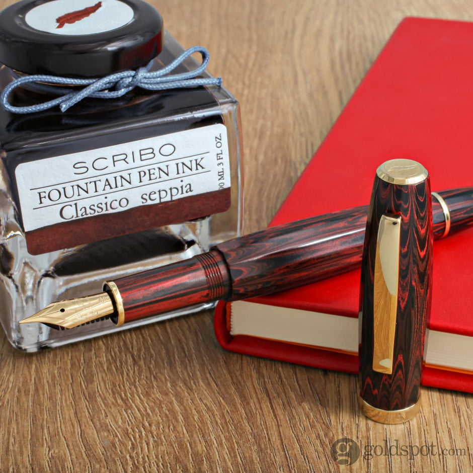 Scribo Feel Fountain Pen in Palissandro Ebonite Limited Edition ...