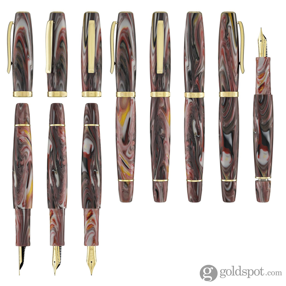 Scribo La Dotta Fountain Pen in Orefici - Goldspot Pens