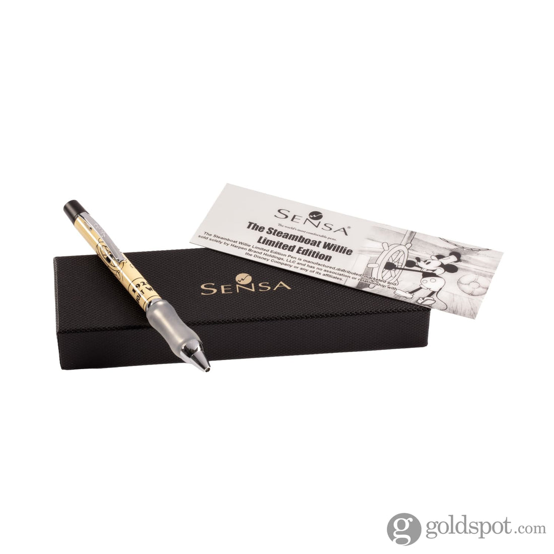Sensa Ballpoint Pen in Steamboat Willie - Goldspot Pens