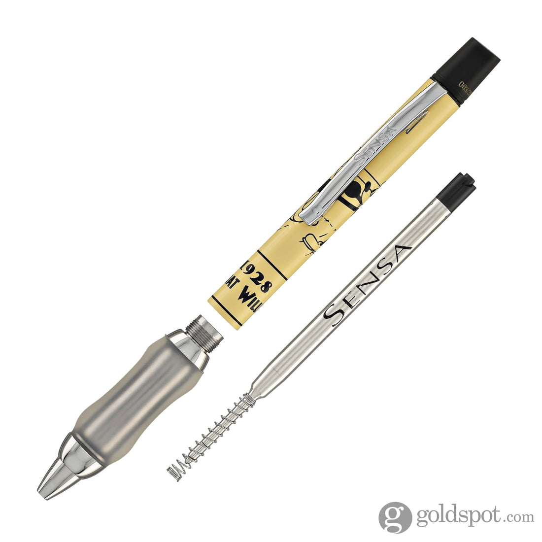 Sensa Ballpoint Pen in Steamboat Willie - Goldspot Pens