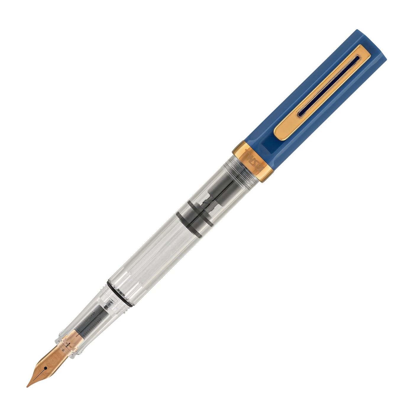 TWSBI Eco Fountain Pen in Indigo Blue with Bronze Trim - Goldspot Pens