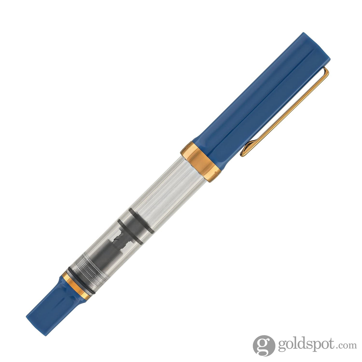 TWSBI Eco Fountain Pen in Indigo Blue with Bronze Trim - Goldspot Pens
