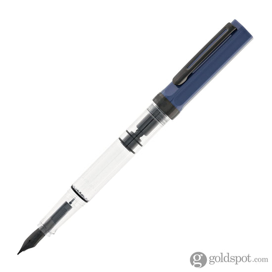 TWSBI Eco Fountain Pen in Slate Blue with Onyx Trim - Goldspot Pens