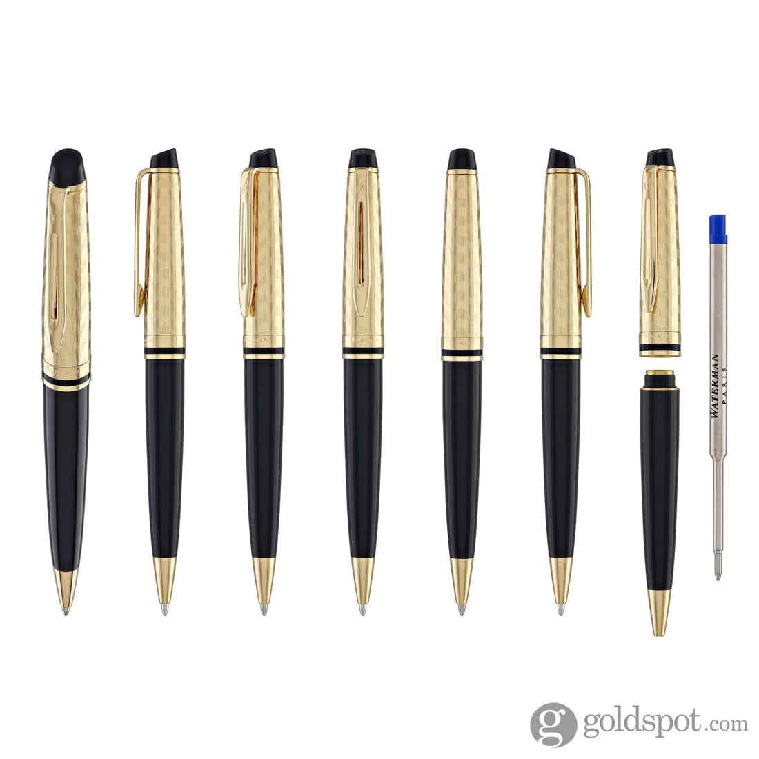 Waterman Expert Ballpoint Pen in Opera with Gold Trim - Goldspot Pens