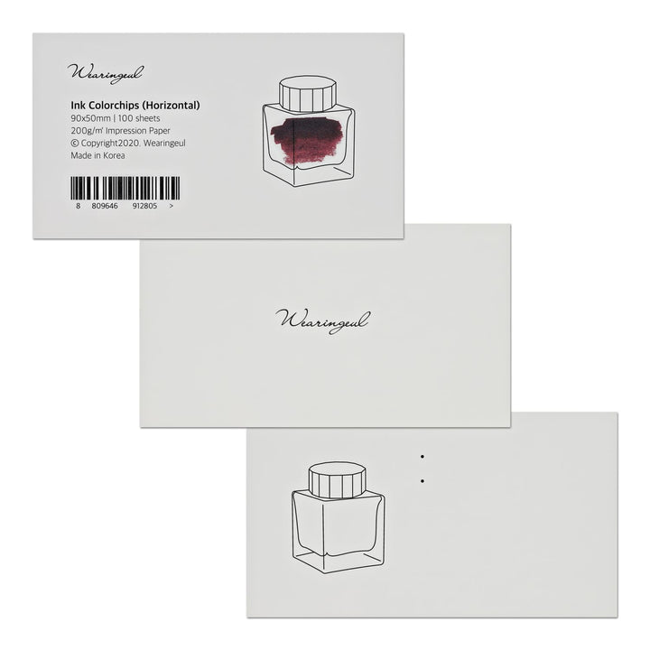 Swatch Cards for fountain pen ink - Goldspot Pens