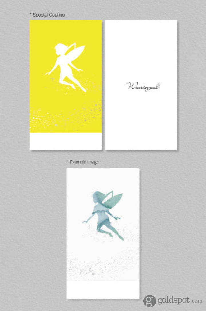 Wearingeul Ink Tinker Bell Color Swatch Card - Goldspot Pens