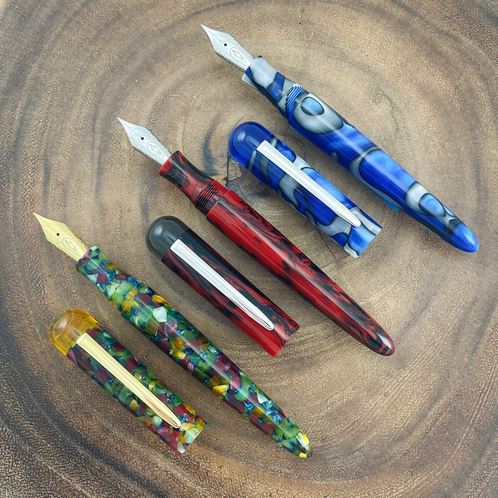 Edison Comet Fountain Pen in Brandywine - Goldspot Pens
