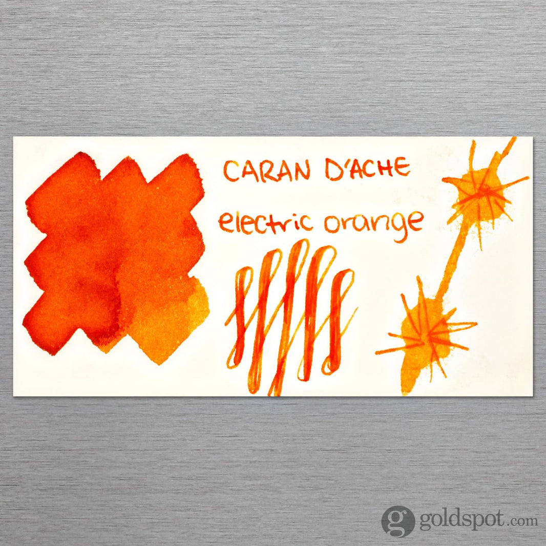 Caran d'Ache Chromatics Bottled Ink in Electric Orange - 50 mL ...