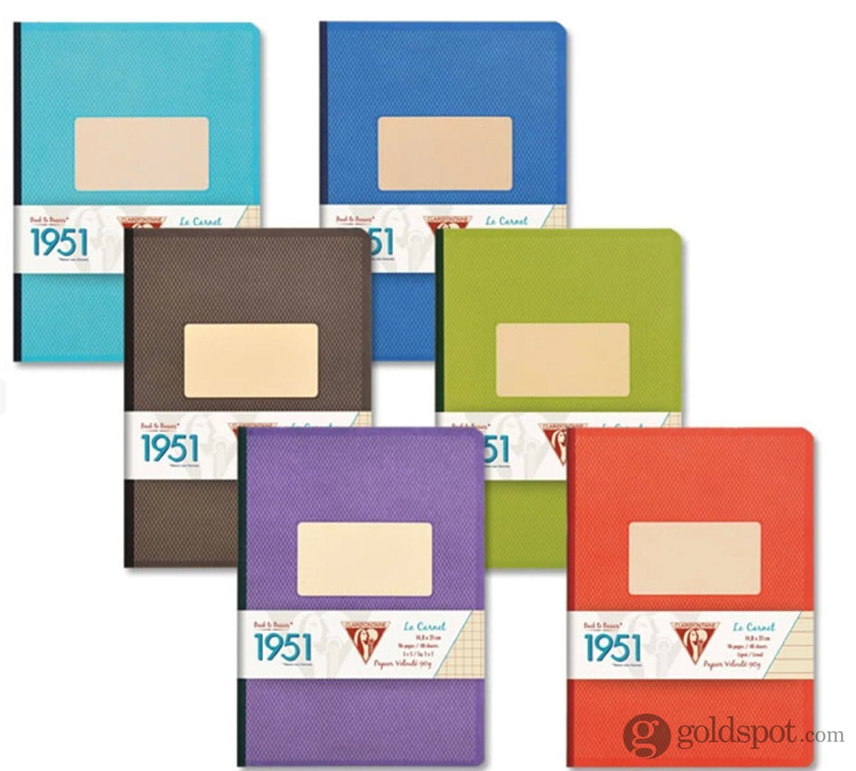 Clairefontaine Clothbound Ruled Notebook in Black - 5.75 x 8.25 ...