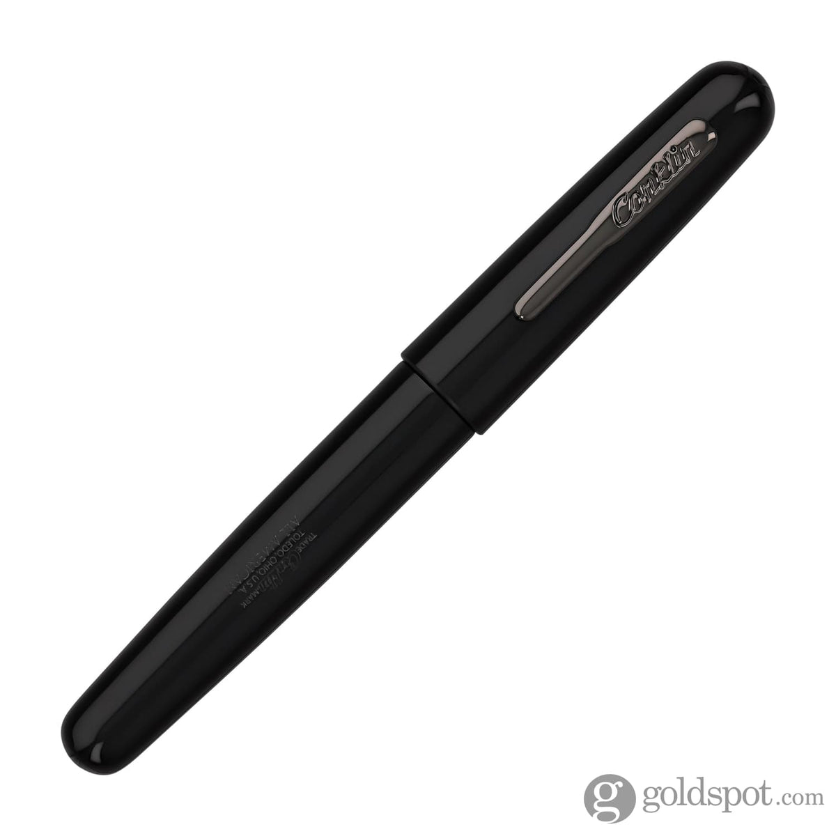 Conklin All American Fountain Pen in Raven Black - Goldspot Pens