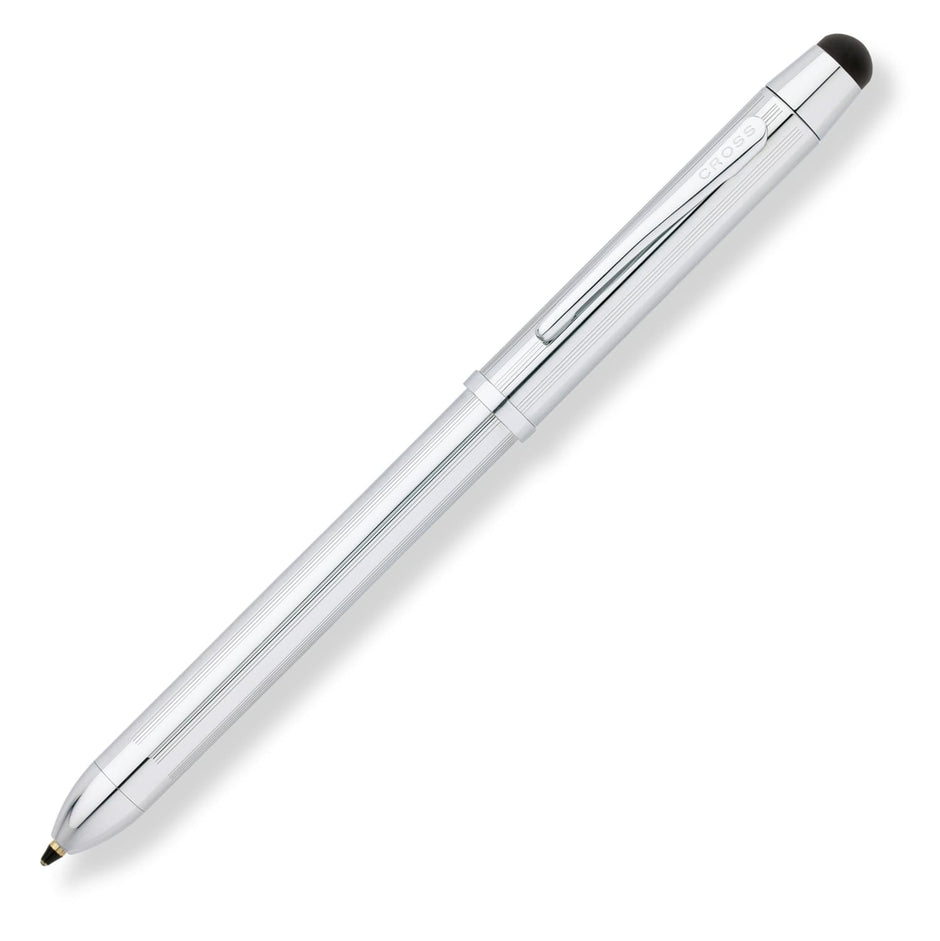 Cross Tech 3+ Multi Functional Pen in Lustrous Chrome with Chrome Trim ...