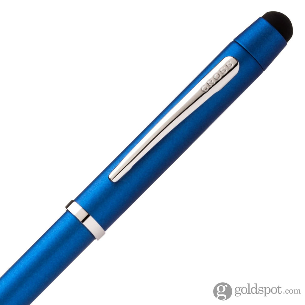 Cross Tech 3+ Multi Functional Pen in Metallic Blue with Chrome Trim ...