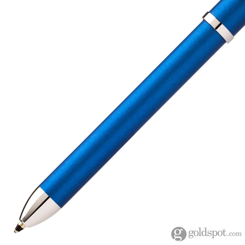 Cross Tech 3+ Multi Functional Pen in Metallic Blue with Chrome Trim ...