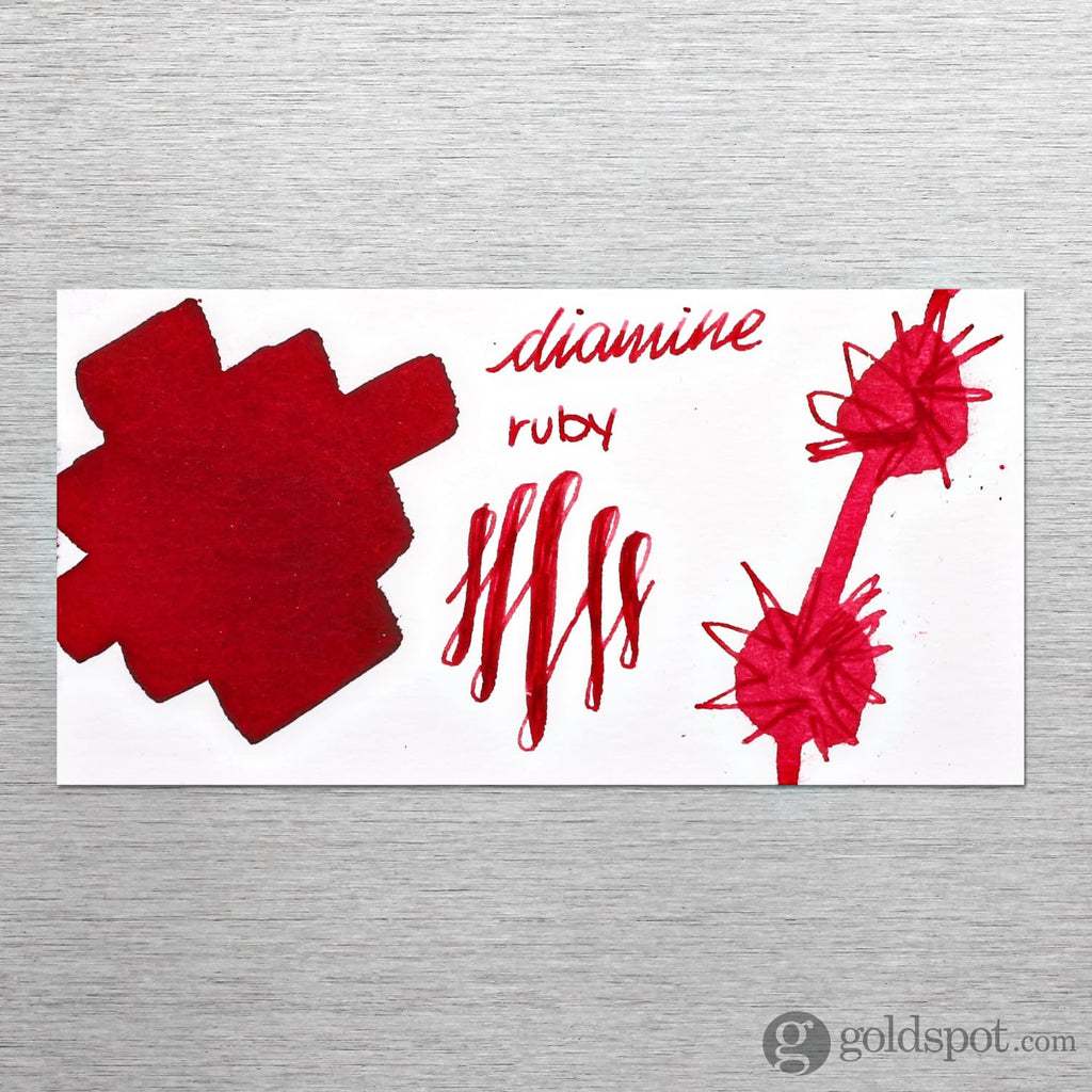 Diamine Bottled Ink in Ruby Red - Goldspot Pens