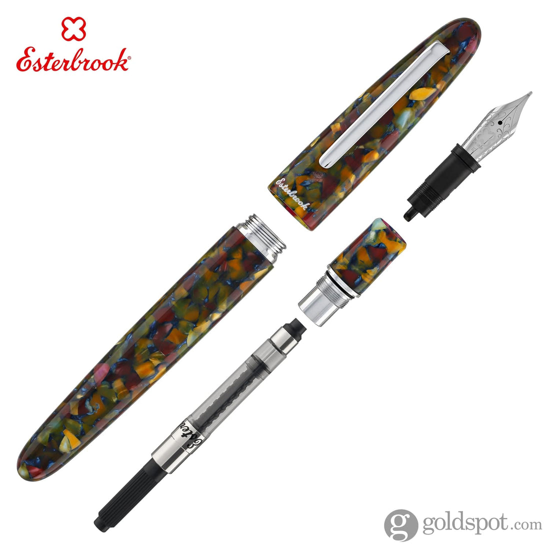Esterbrook Estie Oversize Fountain Pen in Botanical Gardens with Palla ...