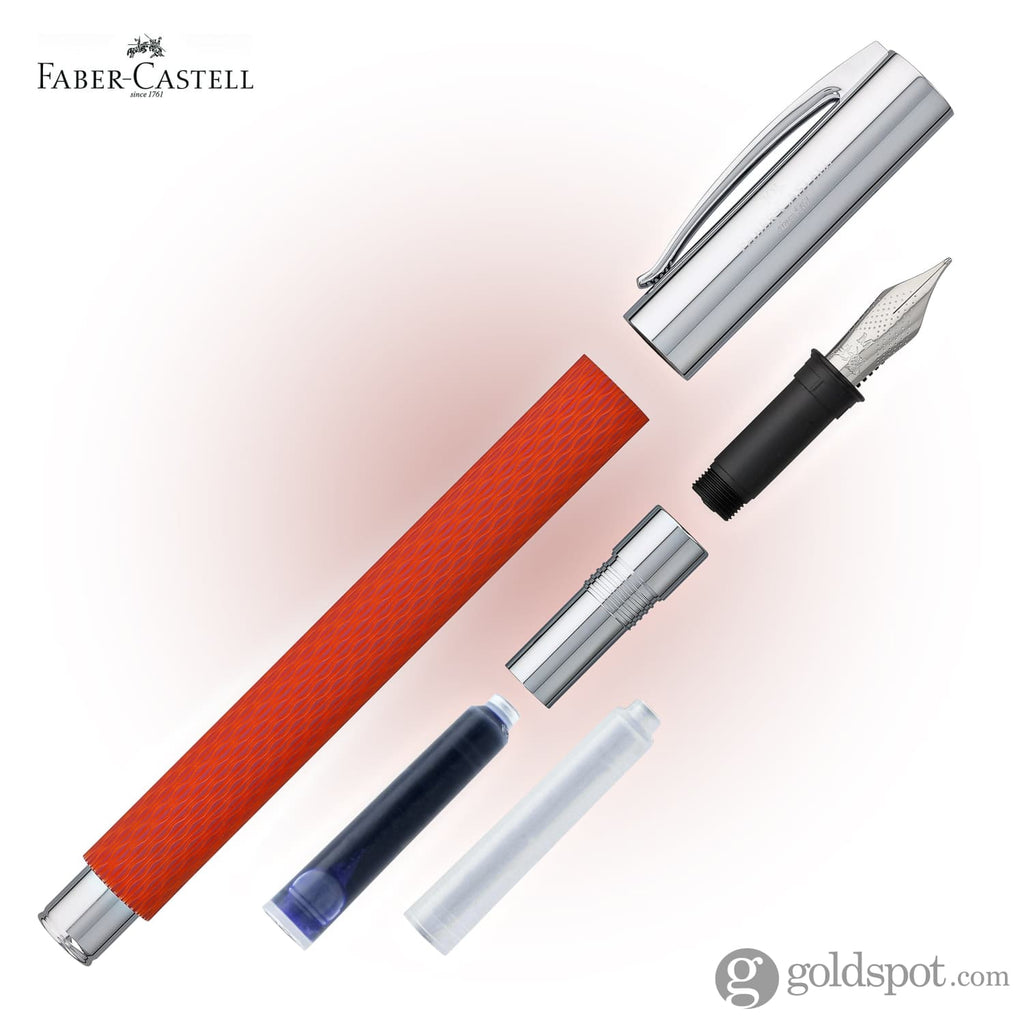 Faber-Castell Ambition OpArt Fountain Pen in Autumn Leaves - Goldspot Pens