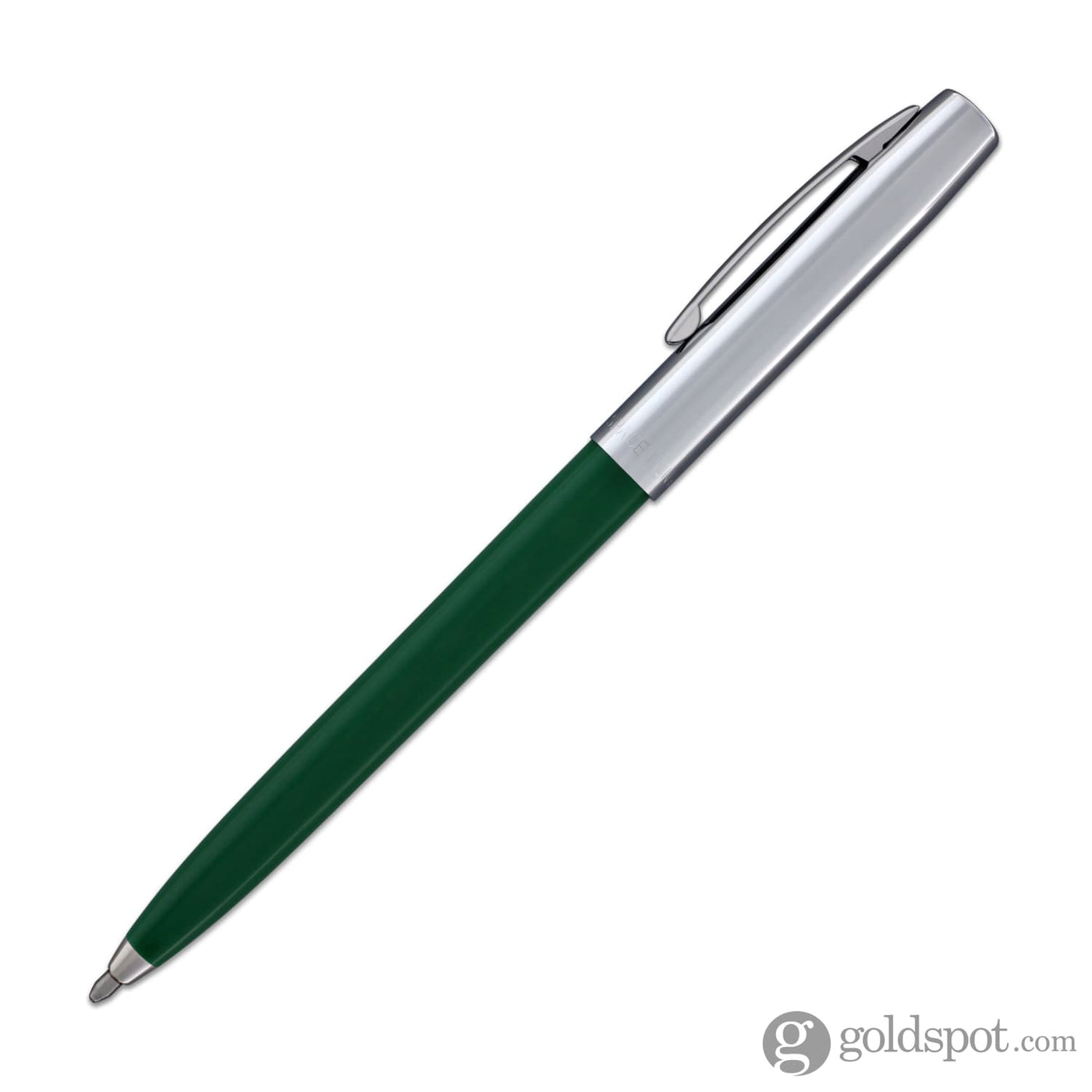 Fisher Cap-O-Matic S200 - S251-GR Chrome Cap w/ Green Barrel Ballpoint ...