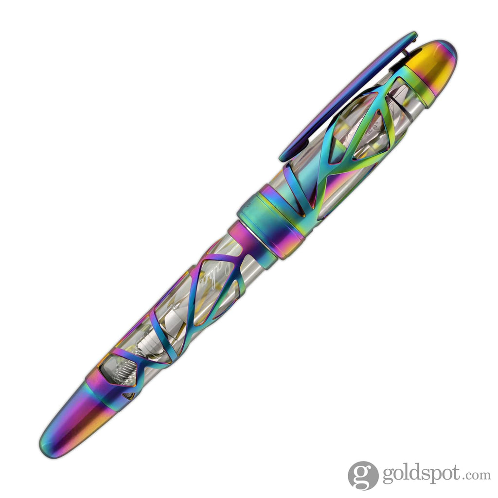 Laban 300 Skeleton Fountain Pen in Rainbow - Goldspot Pens