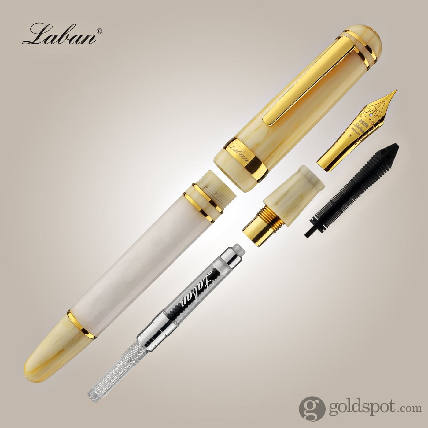 Laban 325 Fountain Pen in Snow - Limited Edition - Goldspot Pens