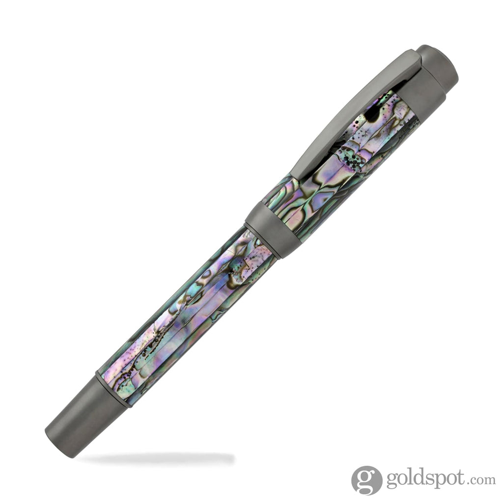 Laban Abalone Fountain Pen in New Abalone with Gunmetal Trim - Goldspot ...