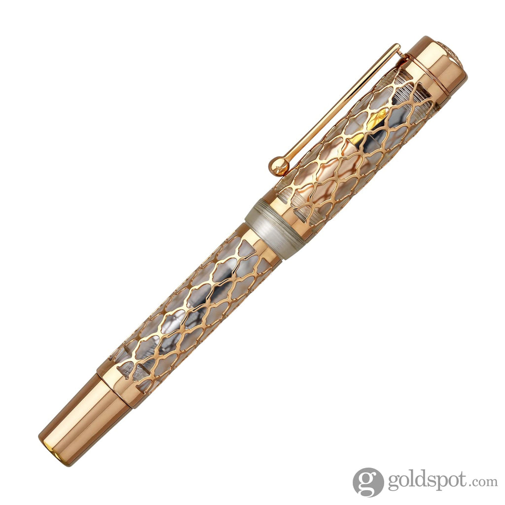 Laban Flora Fountain Pen in Rose Gold - Goldspot Pens