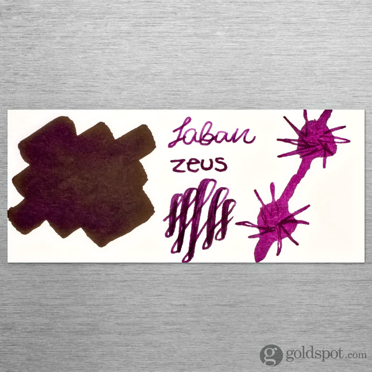Laban Greek Mythology Bottled Ink in Zeus Dark Purple - 50ml - Goldspot ...