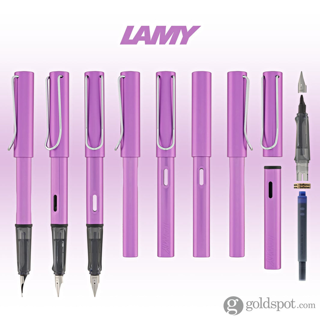 Lamy AL-Star Fountain Pen in Lilac - Goldspot Pens