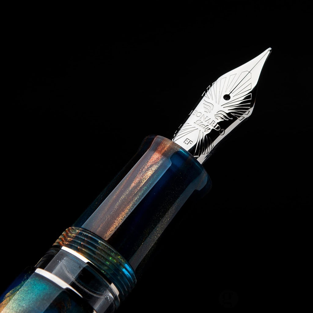 Leonardo Momento Zero Grande 2.0 Fountain Pen in Stardust - Goldspot Pens
