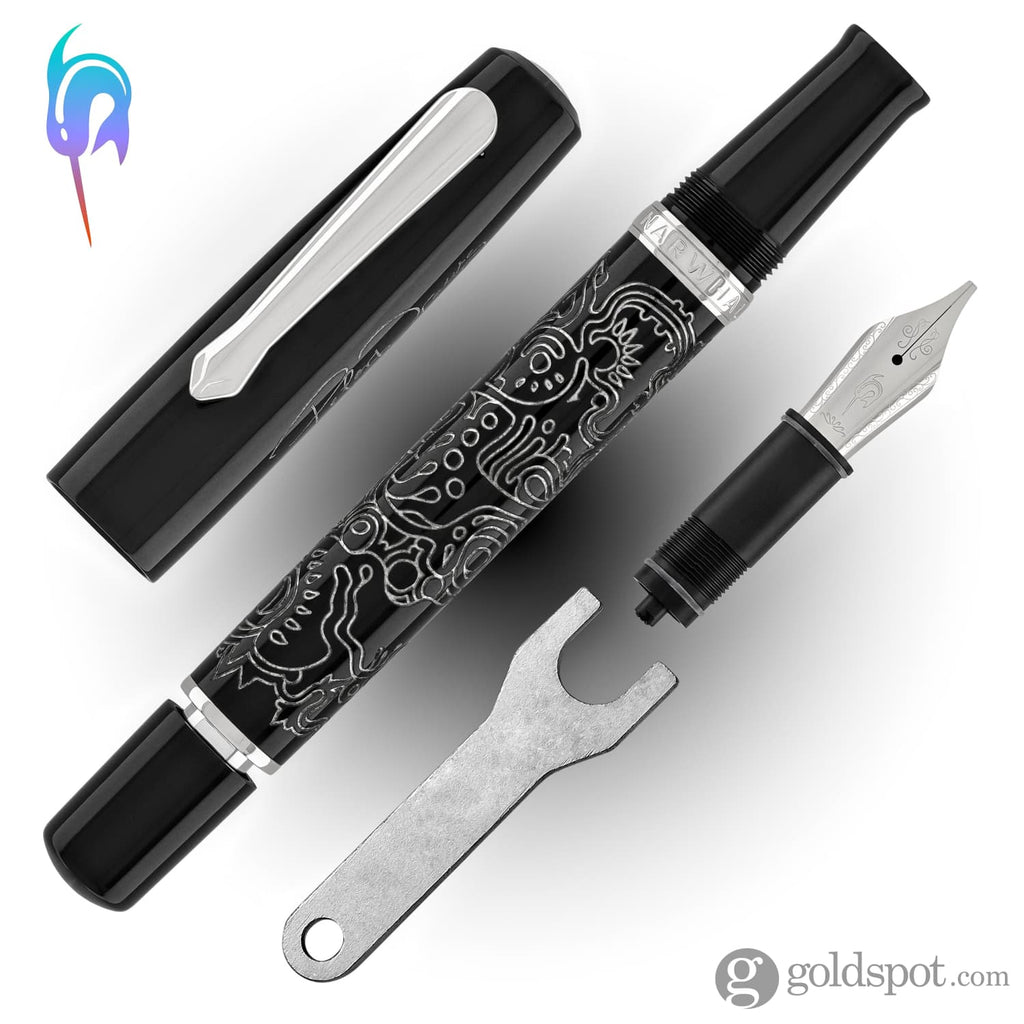 Nahvalur Original Fountain Pen - Peter Draws Artist Edition Silver ...