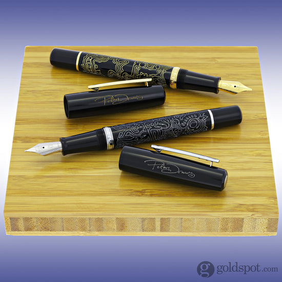 Nahvalur Original Fountain Pen - Peter Draws Artist Edition Silver ...