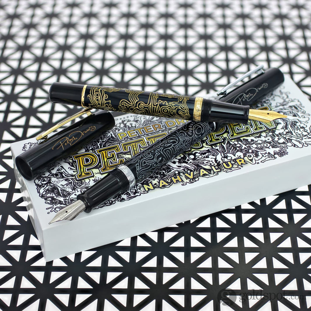 Nahvalur Original Fountain Pen - Peter Draws Artist Edition Silver ...