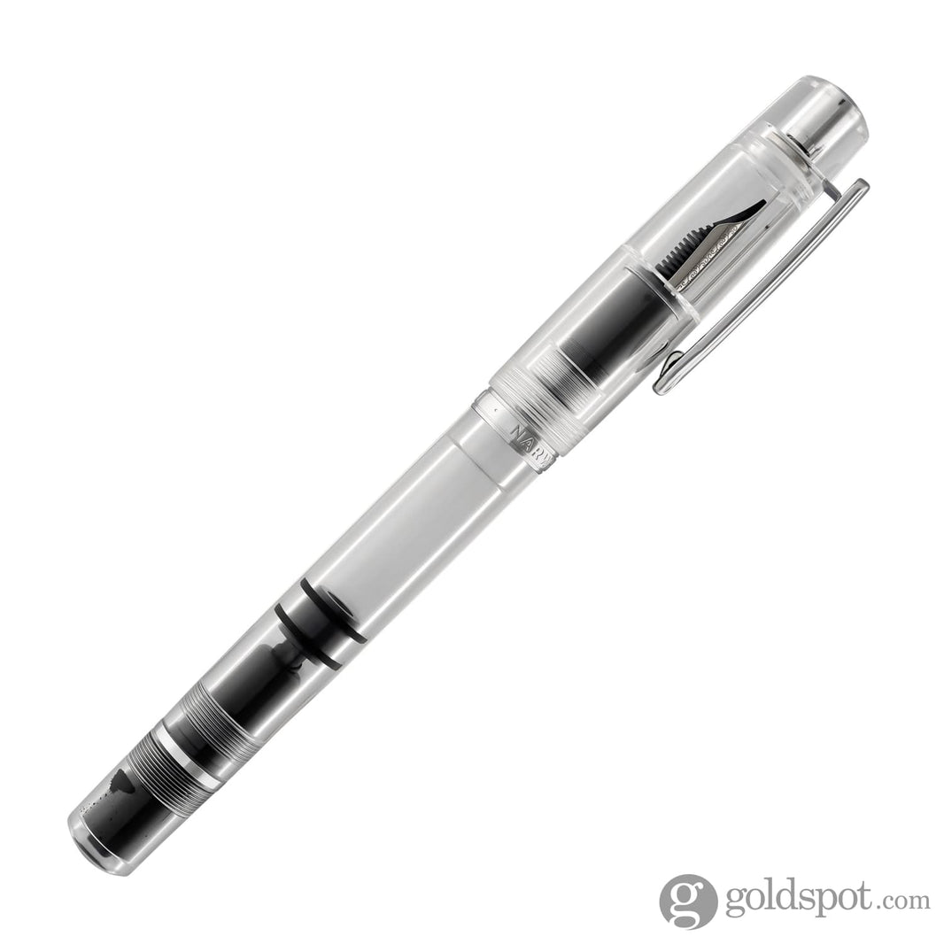Narwhal Original Fountain Pen in Clear Demonstrator - Goldspot Pens