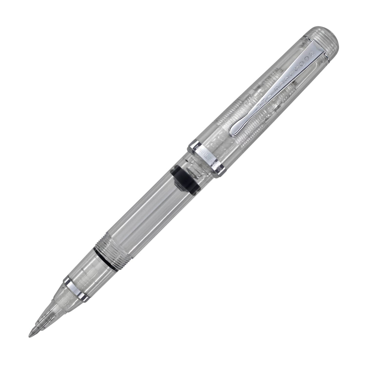 Noodler's Konrad Piston Fill Rollerball Pen in Clear Demonstrator ...