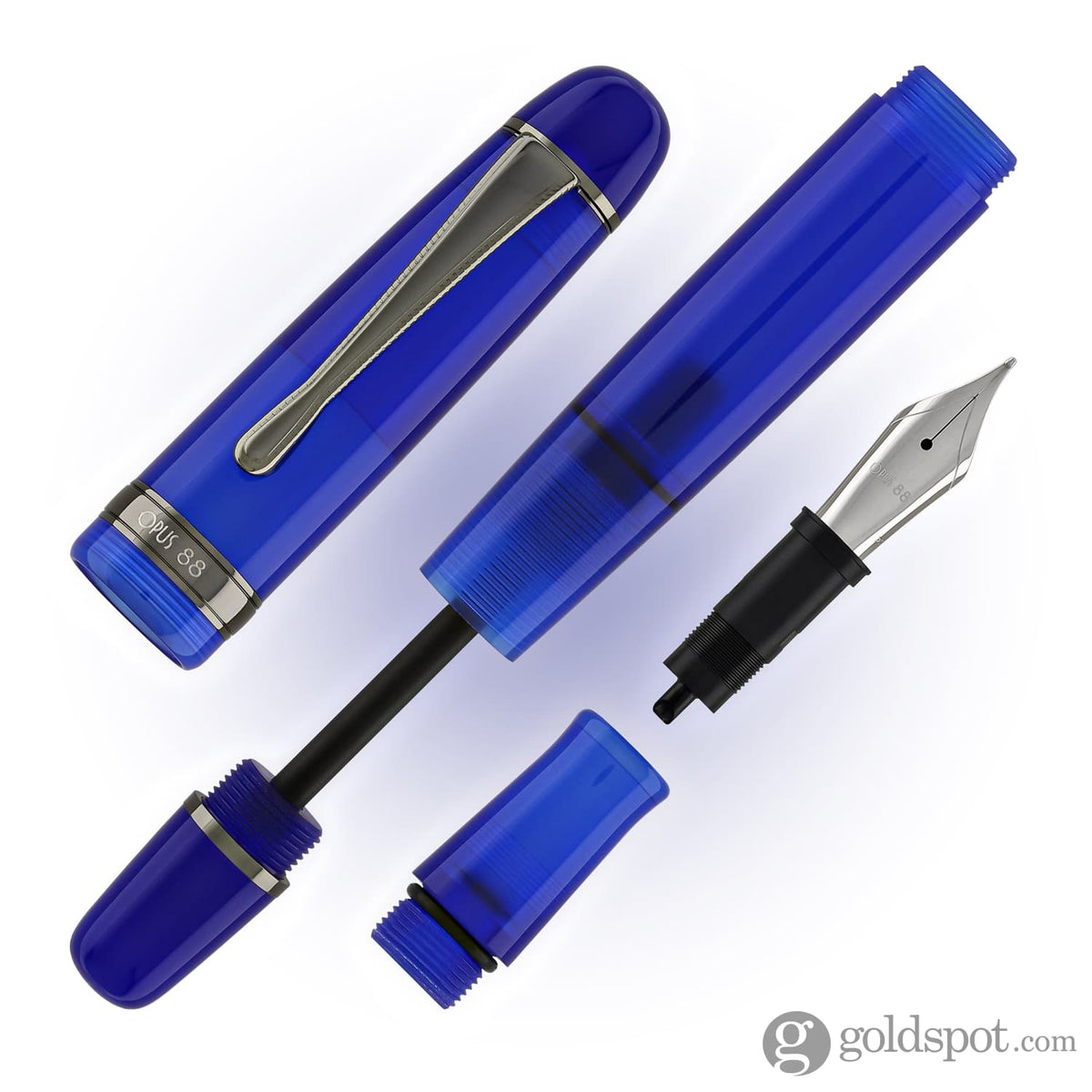 Opus 88 JAZZ Color Fountain Pen in Blue - Goldspot Pens