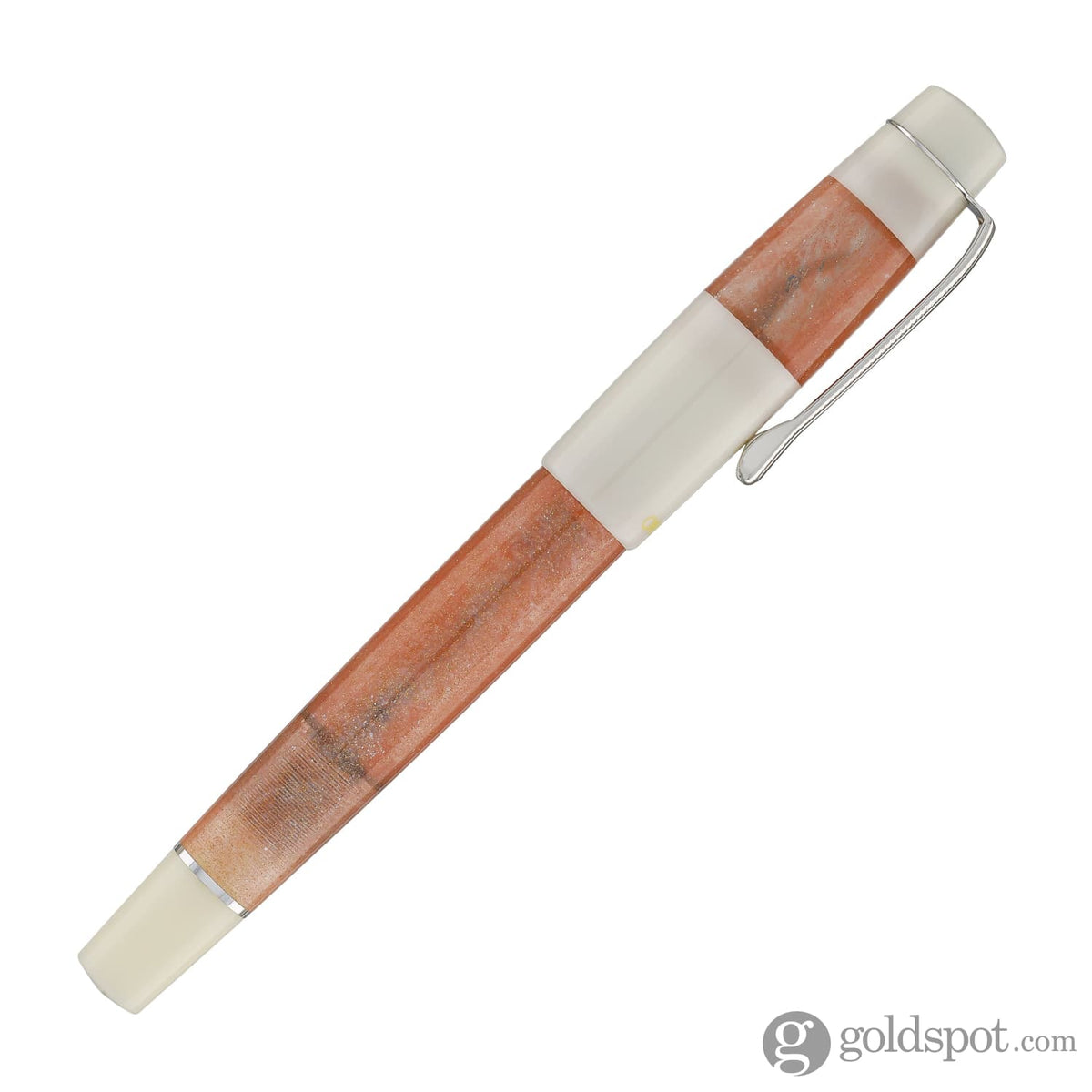 Opus 88 Koloro Fountain Pen in White and Pink - Goldspot Pens