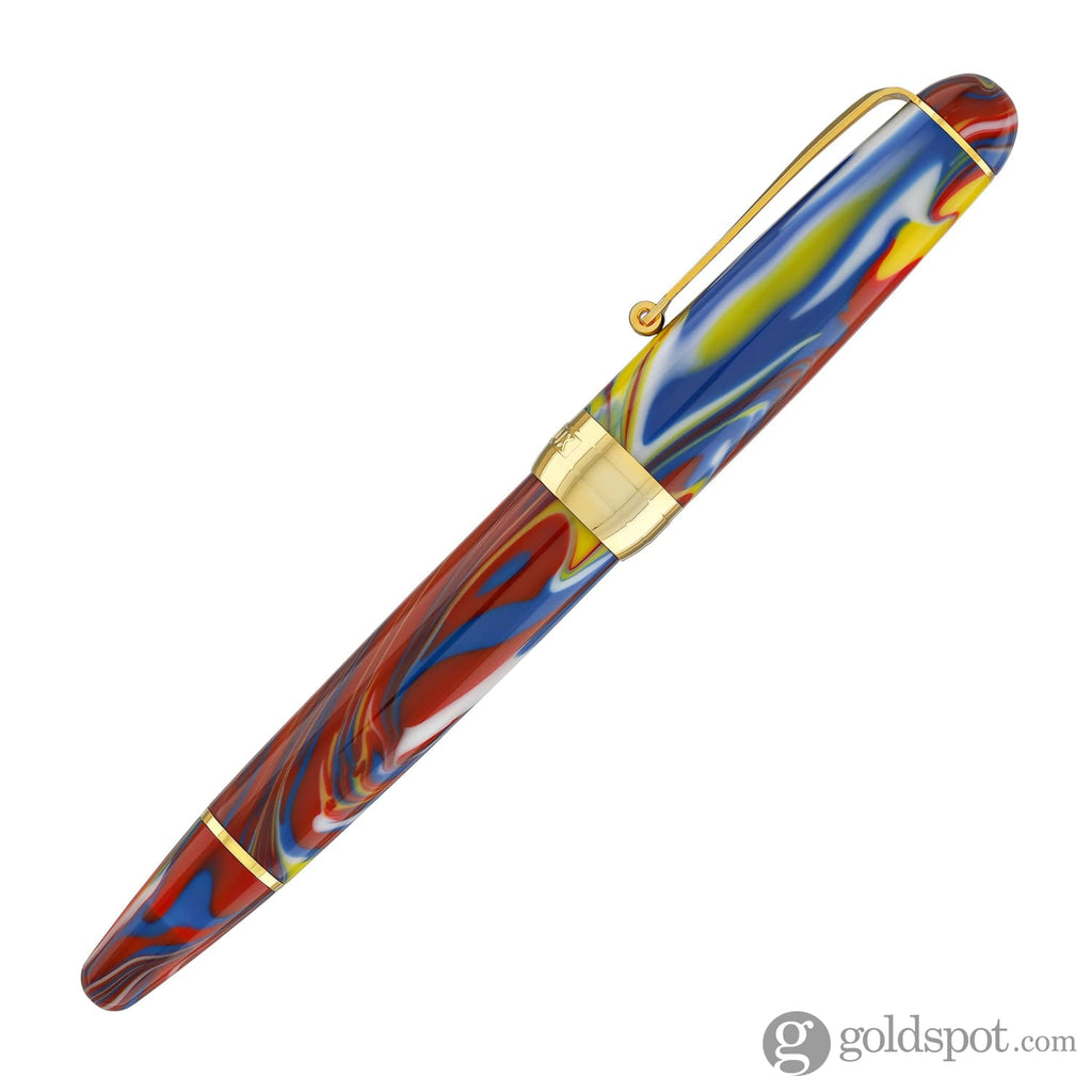 Penlux Masterpiece Delgado Fountain Pen in Macaw - Goldspot Pens