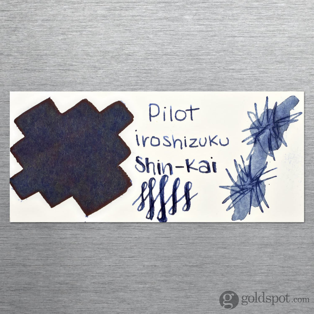Pilot Iroshizuku Bottled Ink in Shin-Kai Ink (Deep Sea Blue Black) - 5 ...