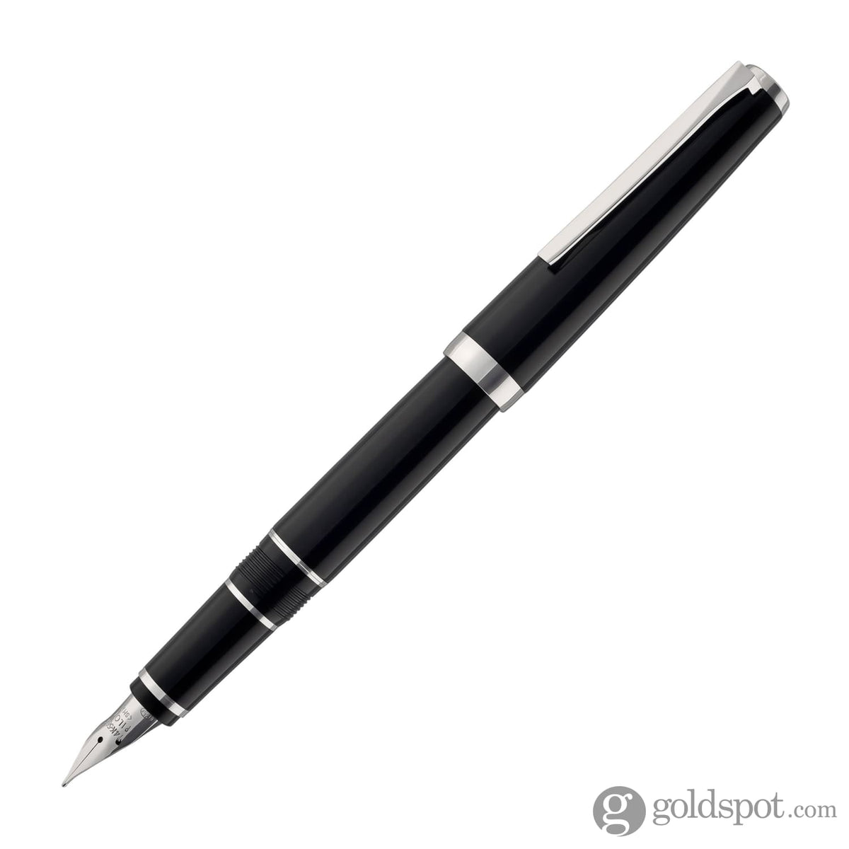 Pilot Metal Falcon Fountain Pen in Black - Soft Flexible - Goldspot Pens