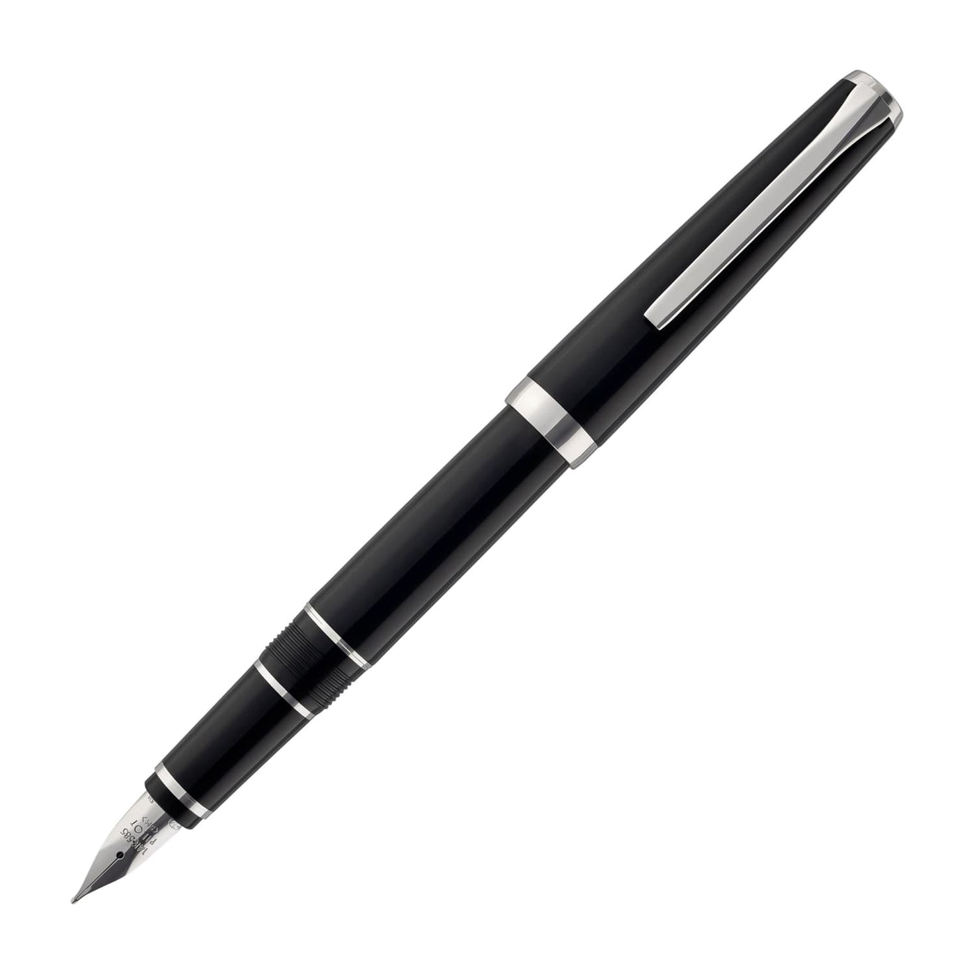 Pilot Metal Falcon Fountain Pen in Black - Soft Flexible - Goldspot Pens