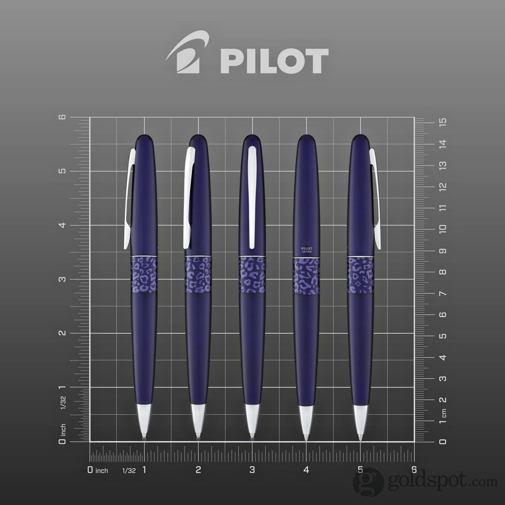 Pilot Metropolitan Animal Ballpoint Pen in Leopard Matte Violet ...