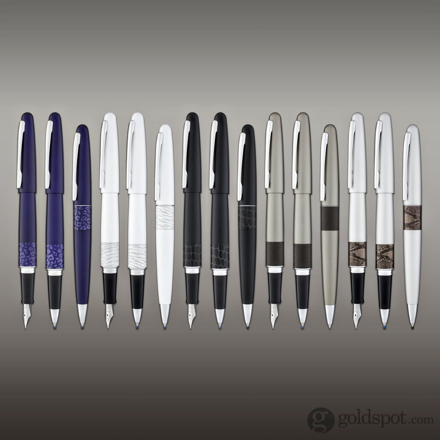 Pilot Metropolitan Animal Ballpoint Pen in Tiger Matte White - Goldspot ...