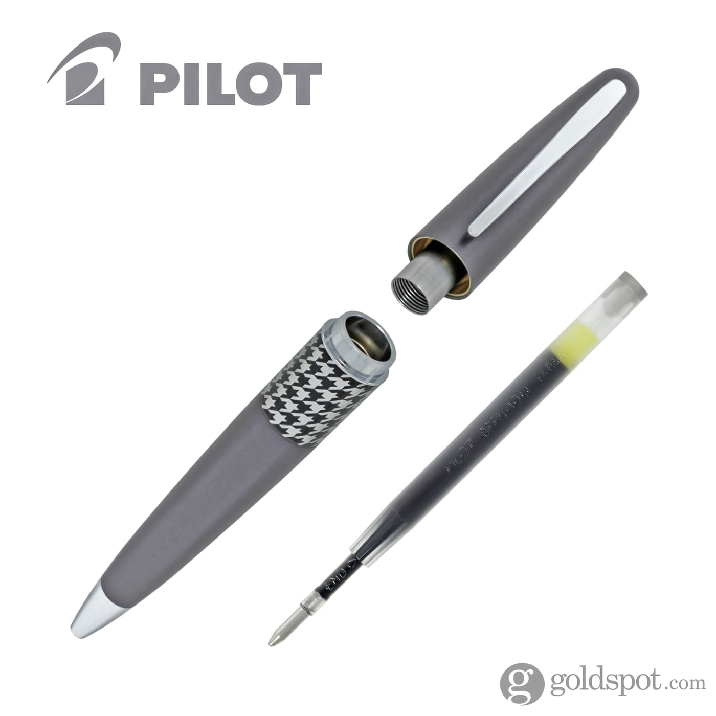 Pilot Metropolitan Retro Pop Ballpoint Pen in Gray - Goldspot Pens